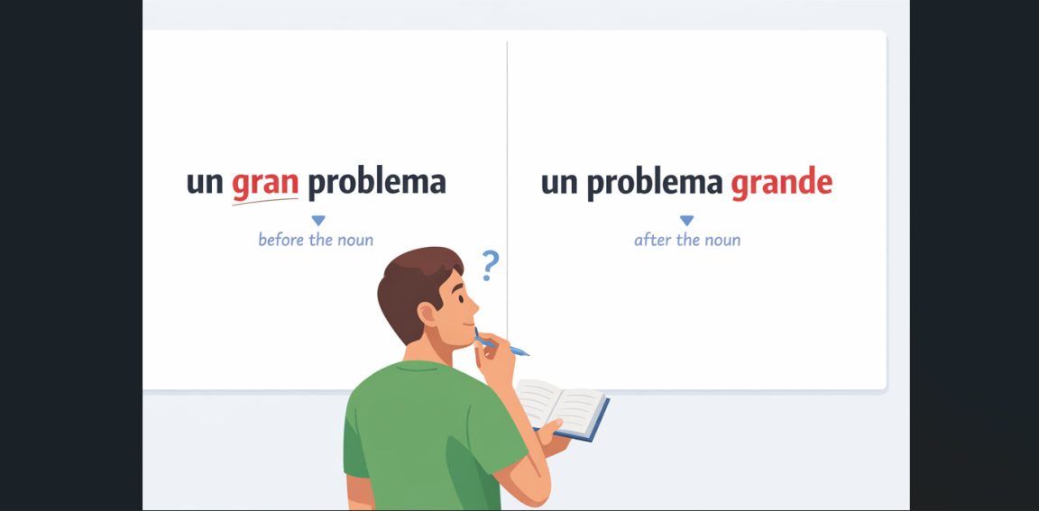 Adjectives Before and After the Noun in Spanish - spanishNY.com Spanish ...
